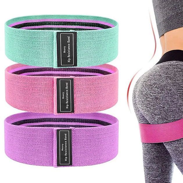 Fabric Hip Resistance Band Set | Happy Angel Interactive